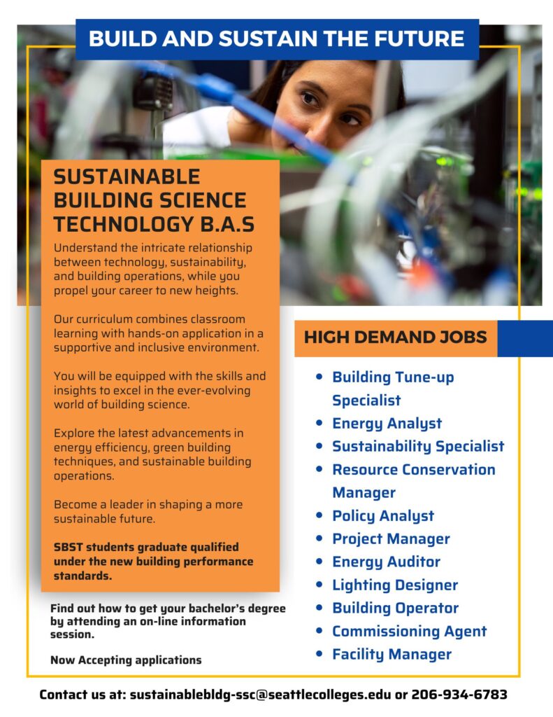 Apply Now – Sustainable Building Science Technology